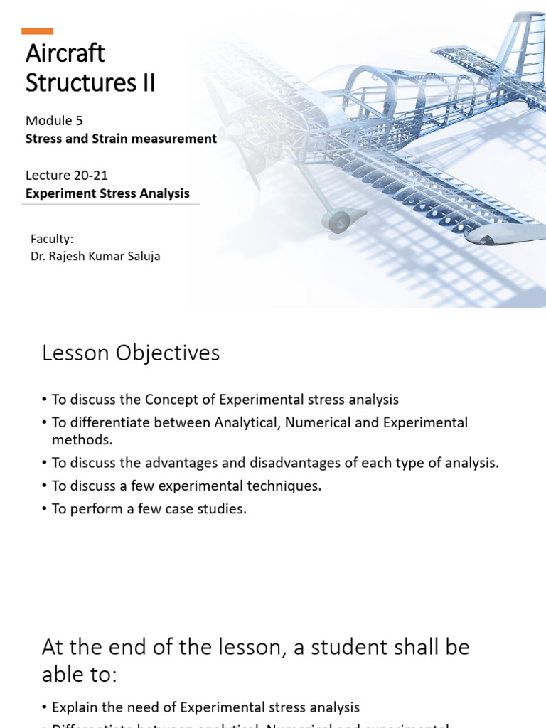 Aircraft Structures 2 Module 5 Lecture 20-21 | PDF | Stress (Mechanics ...