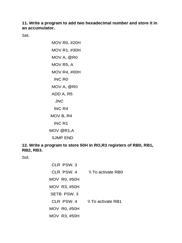 Microprocessors Practical 11-20 | PDF | Computer Science | Computer ...