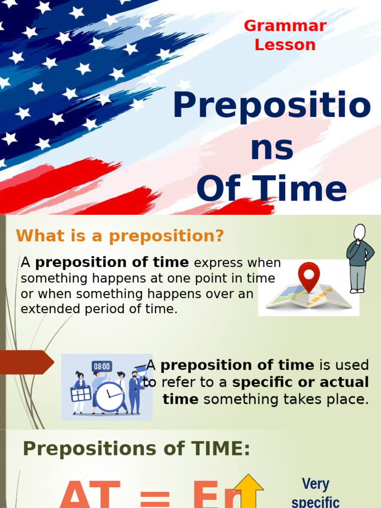 Prepositions of Time | PDF