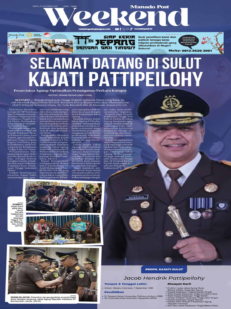 Manado Post 25 Oktober 2025 | PDF