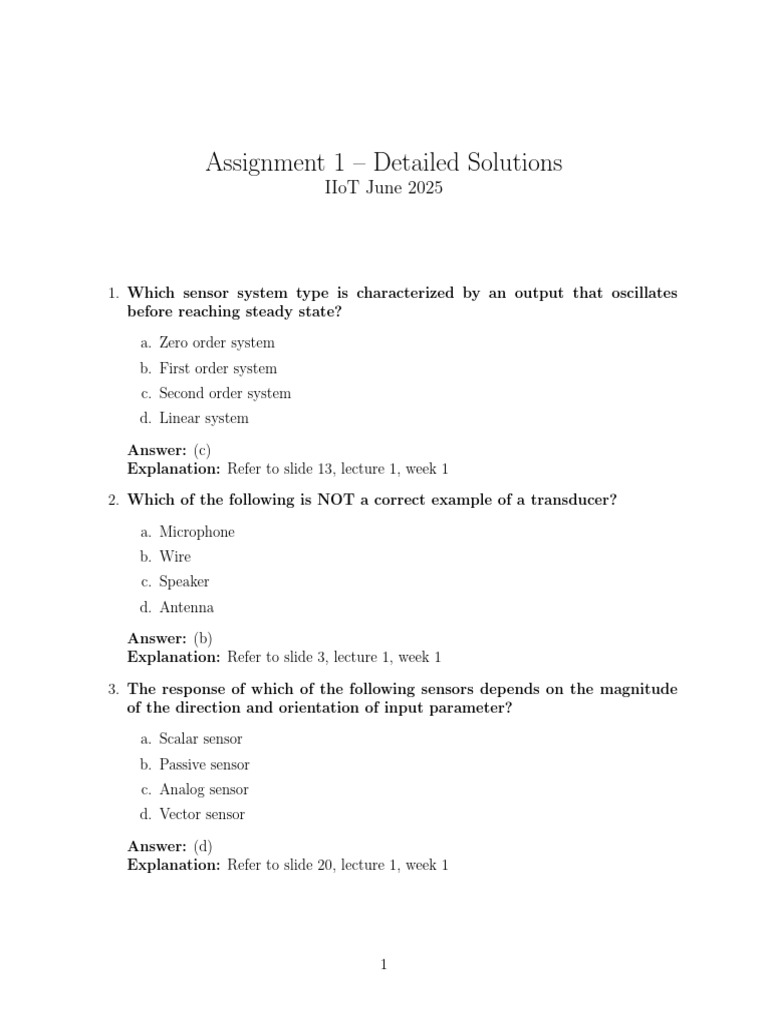 Iot Assignment | PDF | Programmable Logic Controller | Internet Of Things