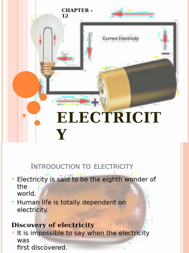 Introduction to Electricity Concepts | PDF | Series And Parallel ...
