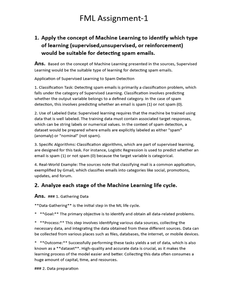 FML Assignment-1 | PDF | Machine Learning | Deep Learning