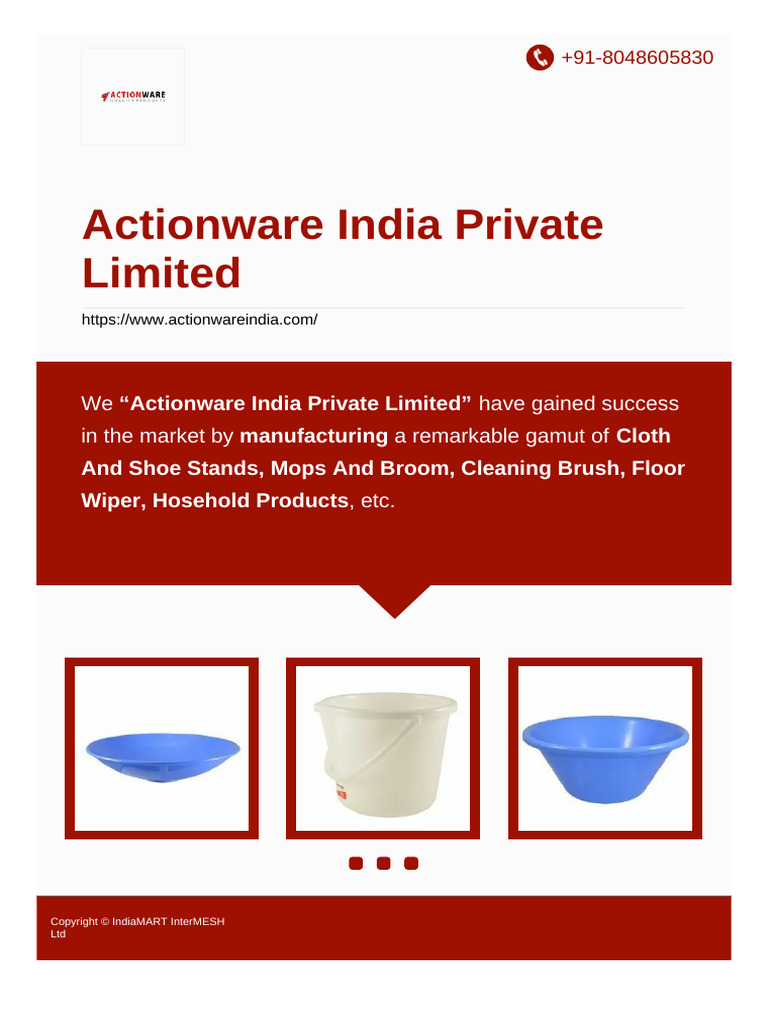 Actionware India: Quality Houseware from Rajkot | PDF