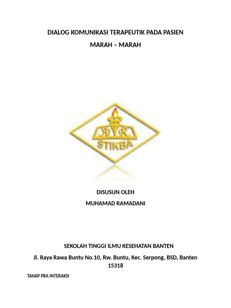Rama Dialog Marah -Marah | PDF
