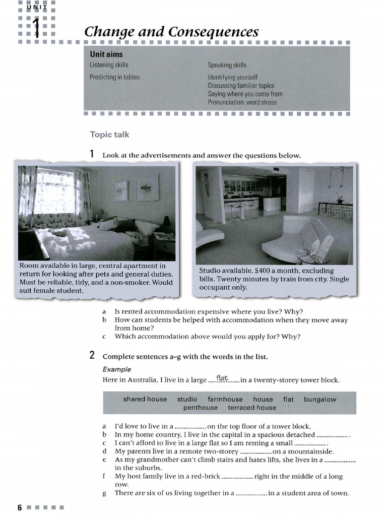 Speaking Unit 1 | PDF