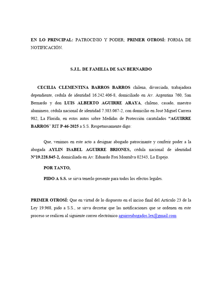 Patrocinio y Poder | PDF