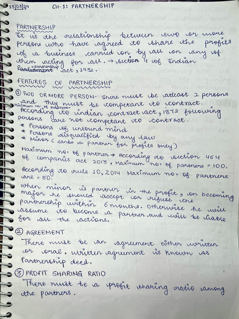 Accounts Notes Part 1 | PDF