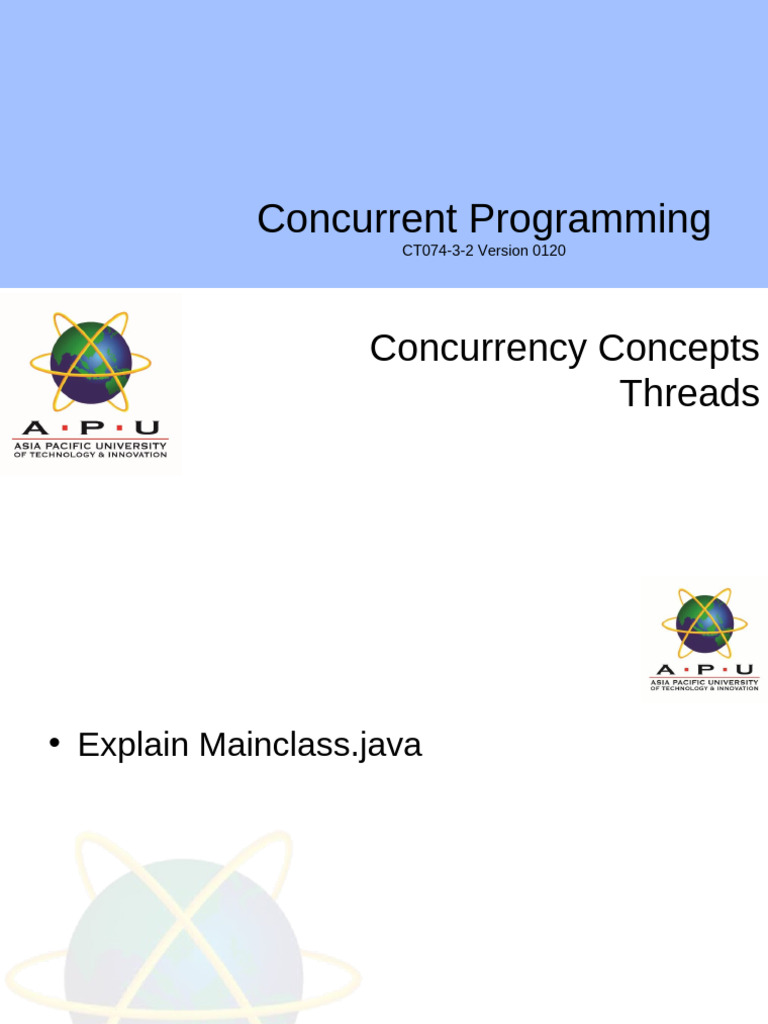 03 Concurrency Concepts | PDF | Scheduling (Computing) | Thread (Computing)