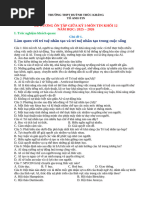 De_cuong Tin 12 CKI Nh 2025-2026 | PDF