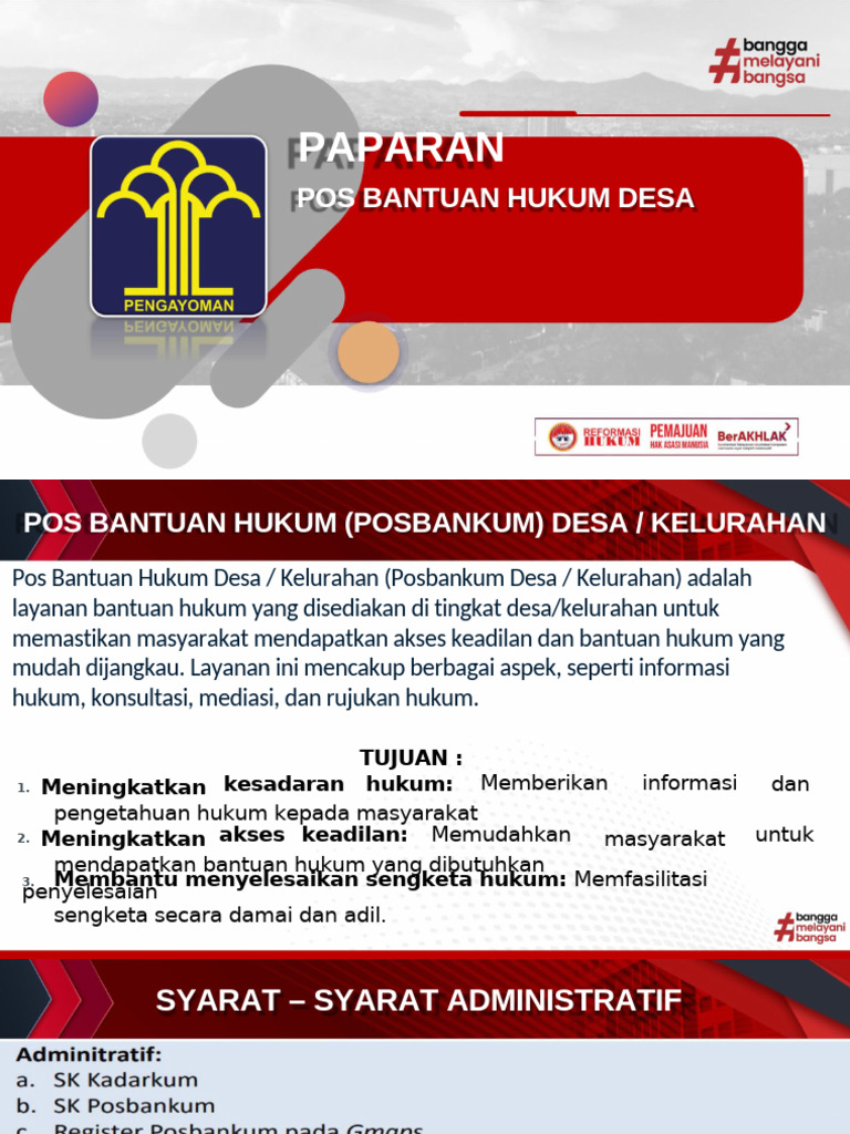 Paparan Posbankum Fix | PDF