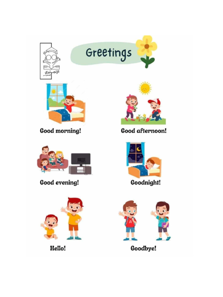 Greetings Basic Conversation Print | PDF