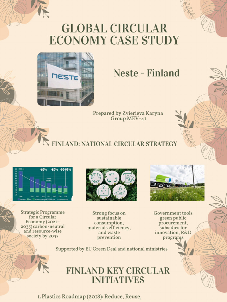 Global Circular Economy Case Study - Compressed | PDF