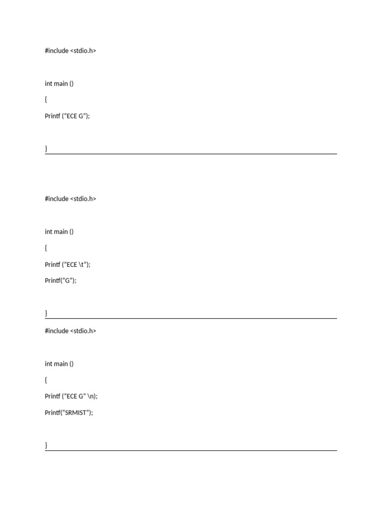 1 a Input Output Statements With Integer Datatype | PDF