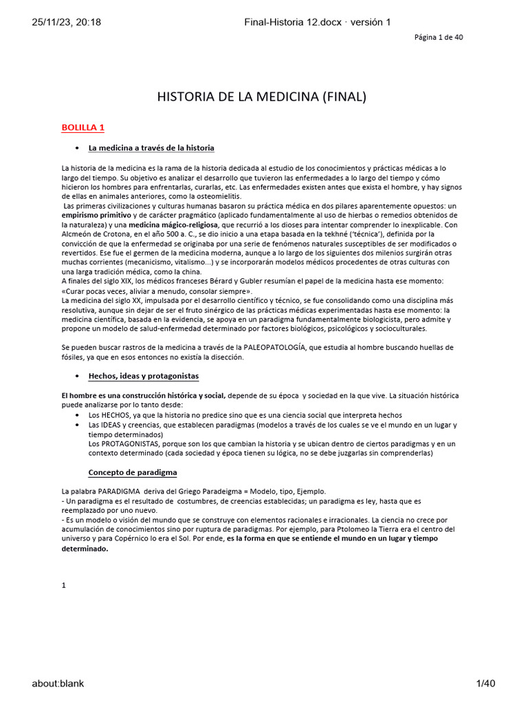 final-historia-12-docx-version-1 | PDF | Paradigma | Parto
