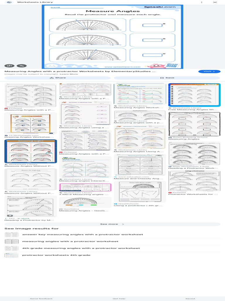 A Question That Is Answer by Measuring It Using A Protractor - Google ...