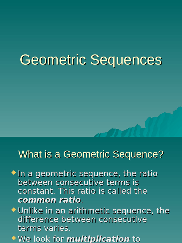 geometric_sequences-GEOMETRY-MATH-SEQUENCE | PDF | Number Theory ...