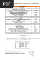 MHT CET Physics Key Notes & Formulas | PDF