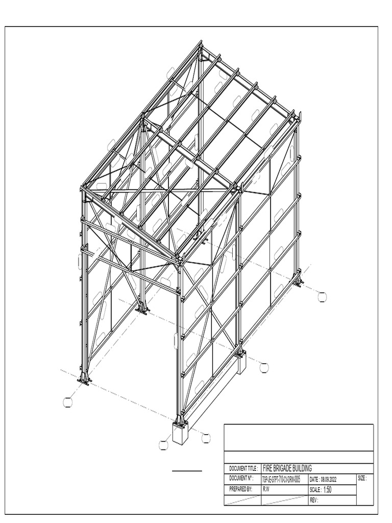 Erection Drawing Fire Brigade | PDF