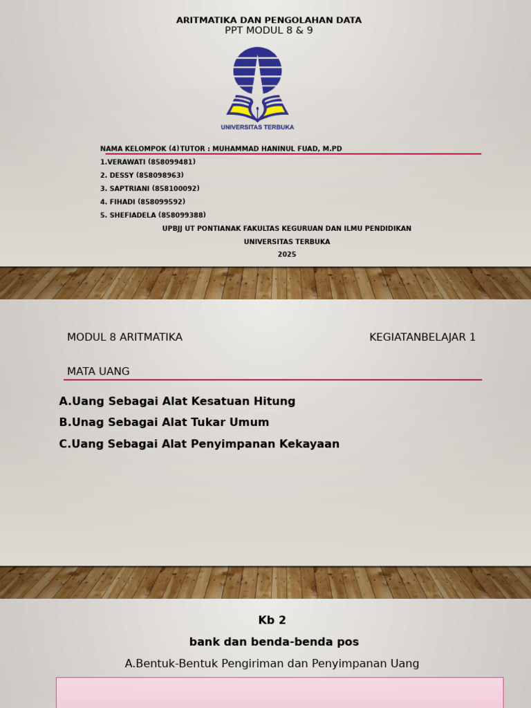 Kelompok 4 Modul 8 & 9 Aritmatika Dan Pengolahan Data | PDF