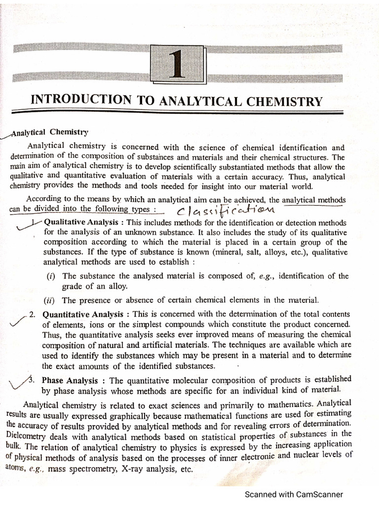 Unit-4 Analytical Chemistry | PDF