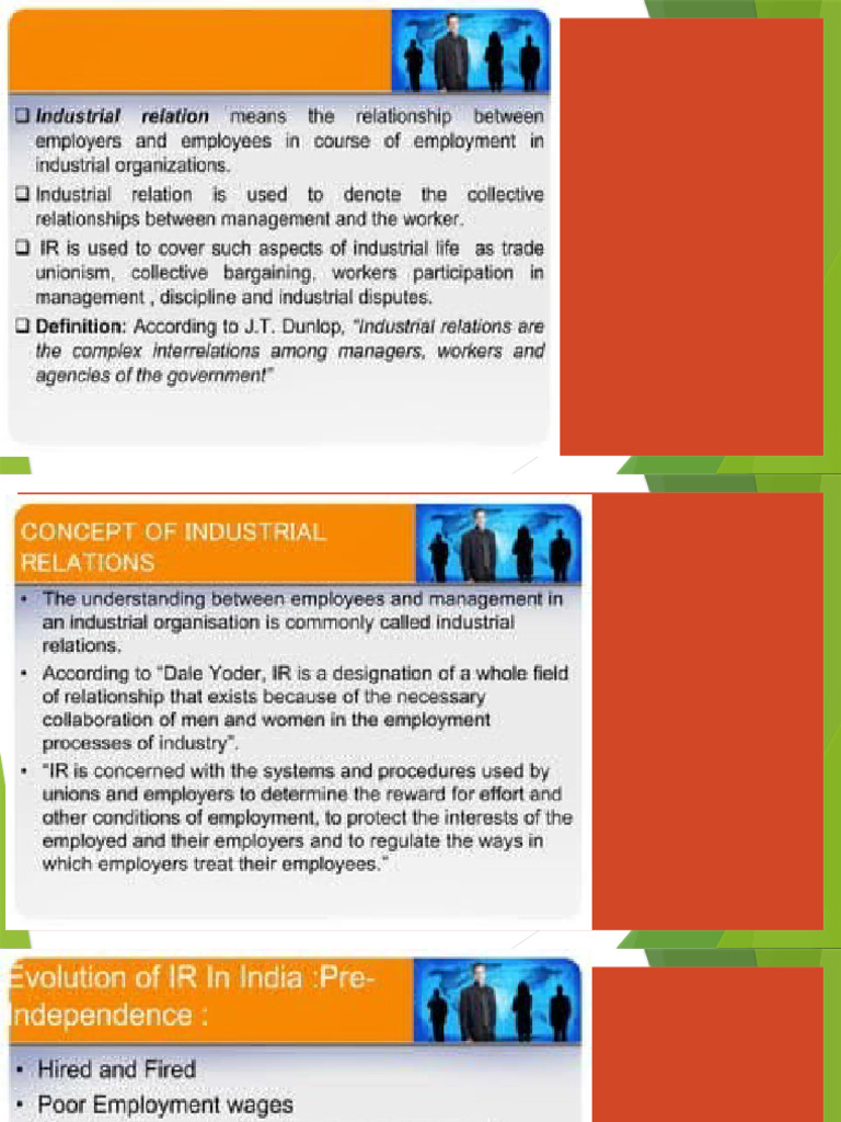 Ch 1 - Introduction of Industrial Relations | PDF