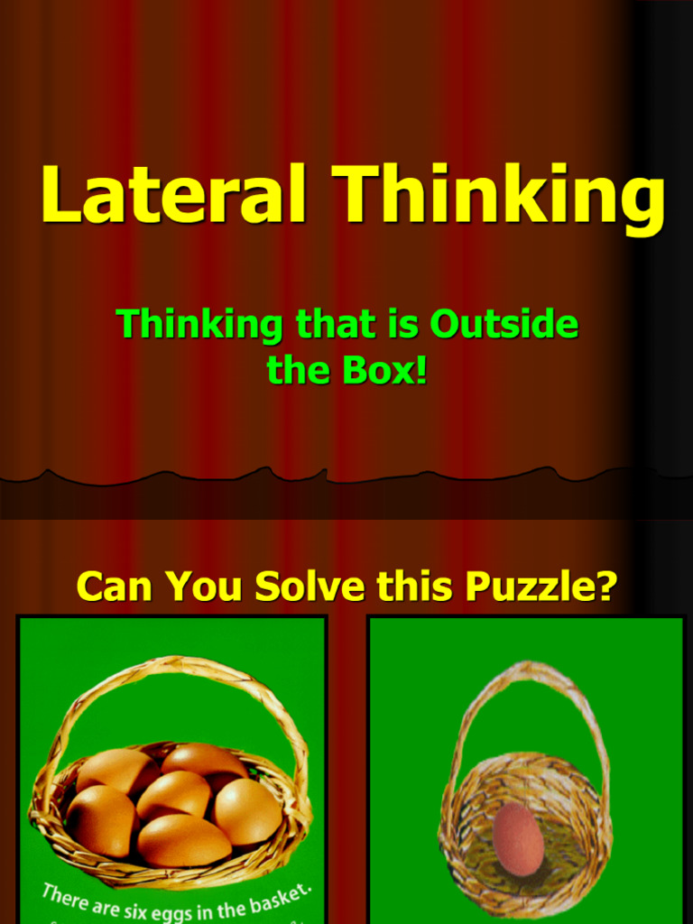 Lateral Thinking Pdf