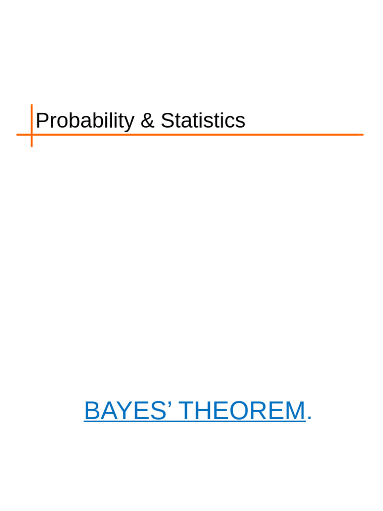 P & S Lecture 11 (Auto-Saved) | PDF | Statistical Classification ...