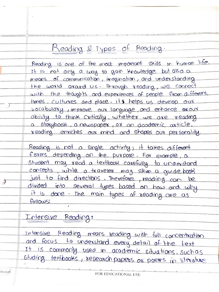 PCS Reading Skills | PDF