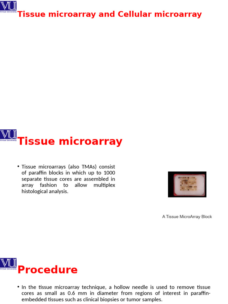 Tissue Microarray | PDF | Life Sciences | Biology
