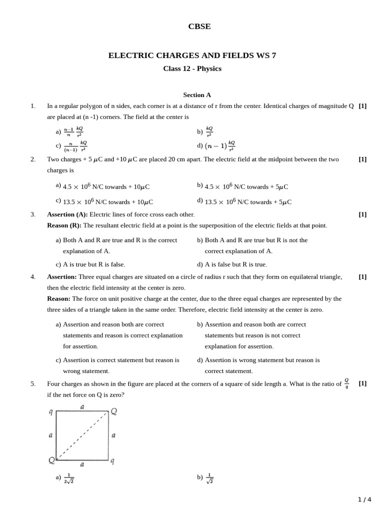 Superposition Principle in Charge Distribution | PDF | Electric Field ...