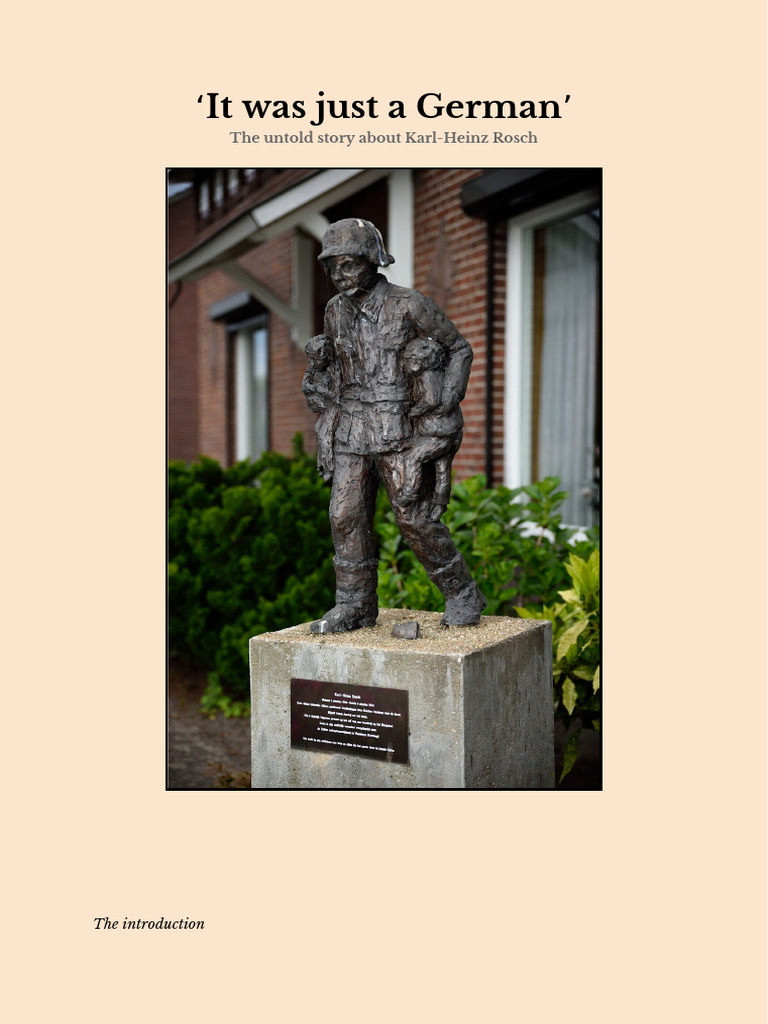 The Heroic Silence of Karl-Heinz Rosch | PDF