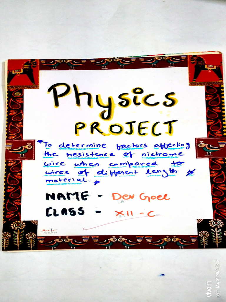 12 Physics Project File | PDF
