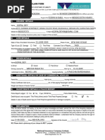 Universal Sompo Claim Form | PDF | Cheque | Banks