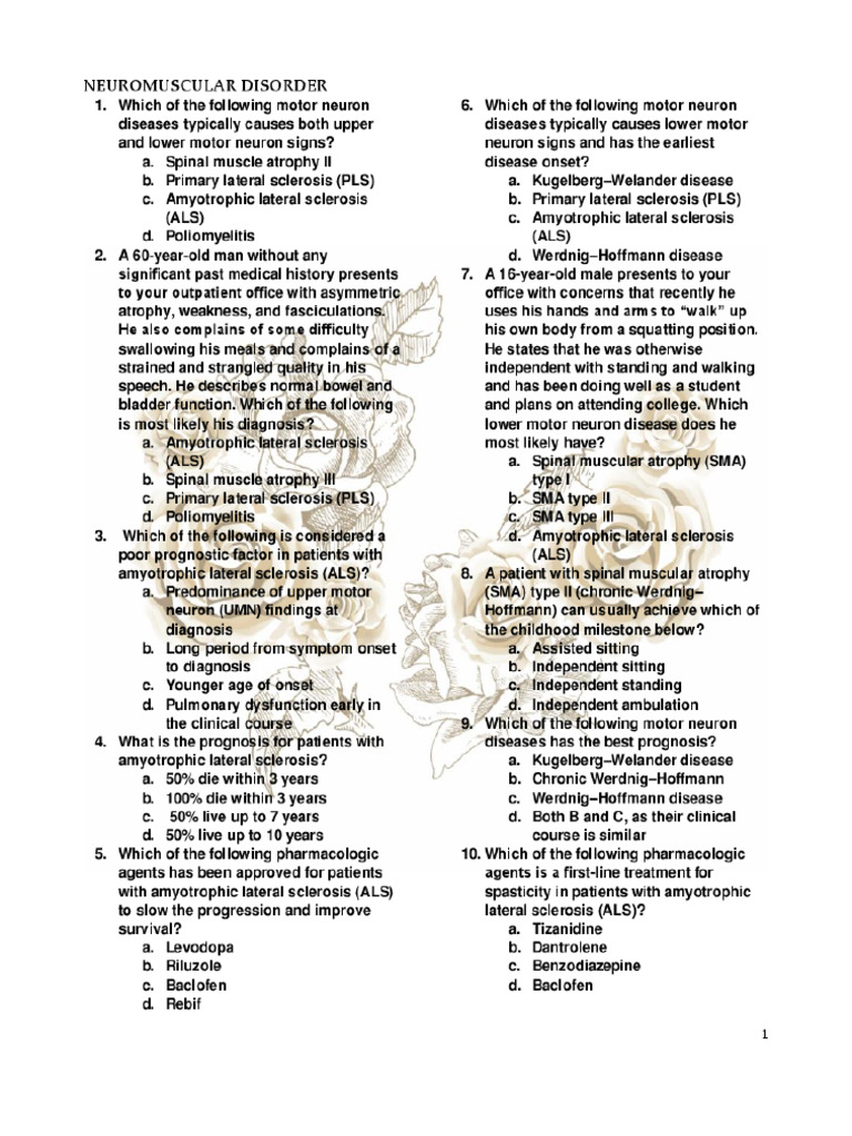 PMR Part 5 - Neuromuscular | PDF