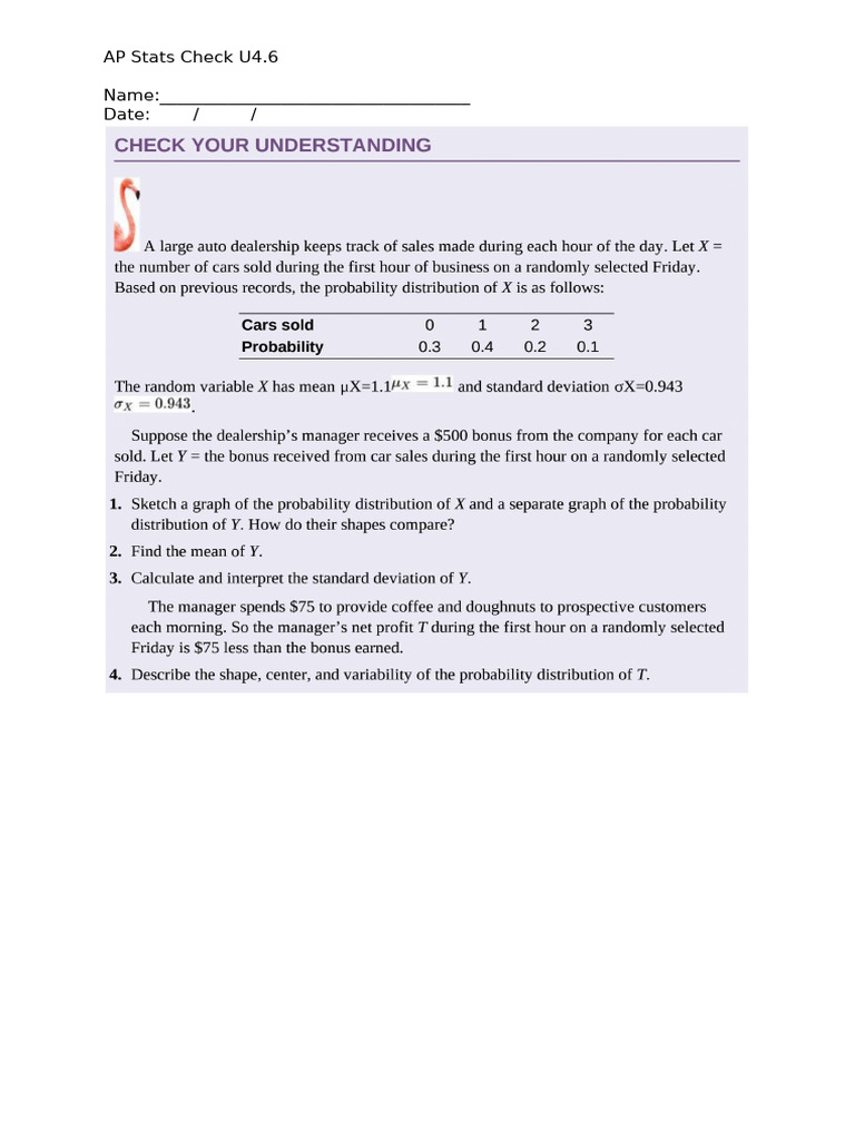 U4.6 Check Your Understanding | PDF