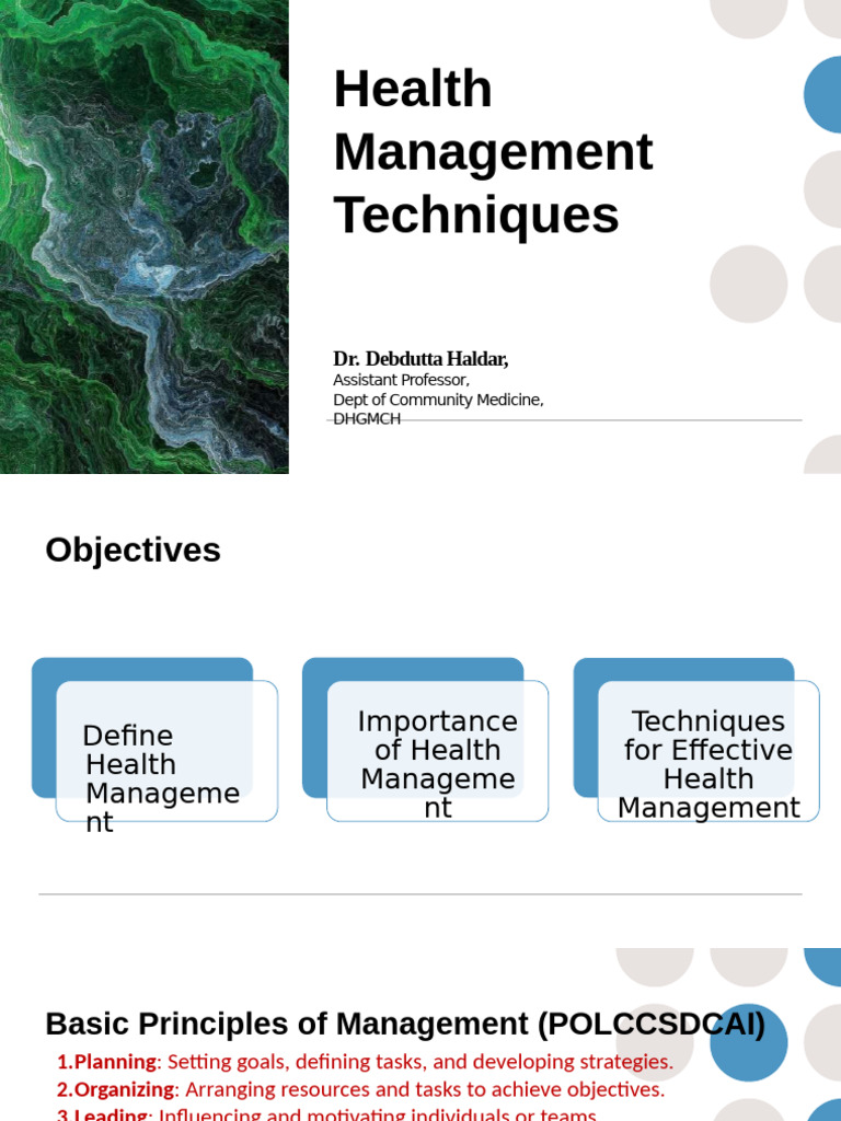 Health Management Techniques | PDF | Six Sigma | Goal