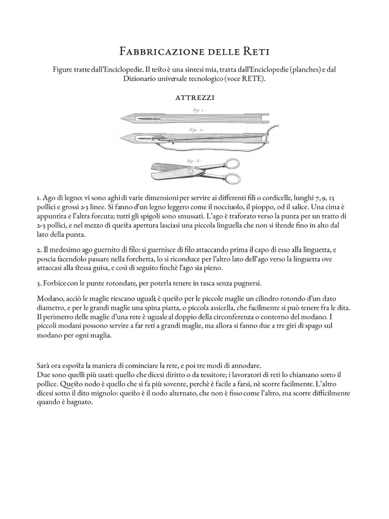 Fabbricazione Delle Reti | PDF
