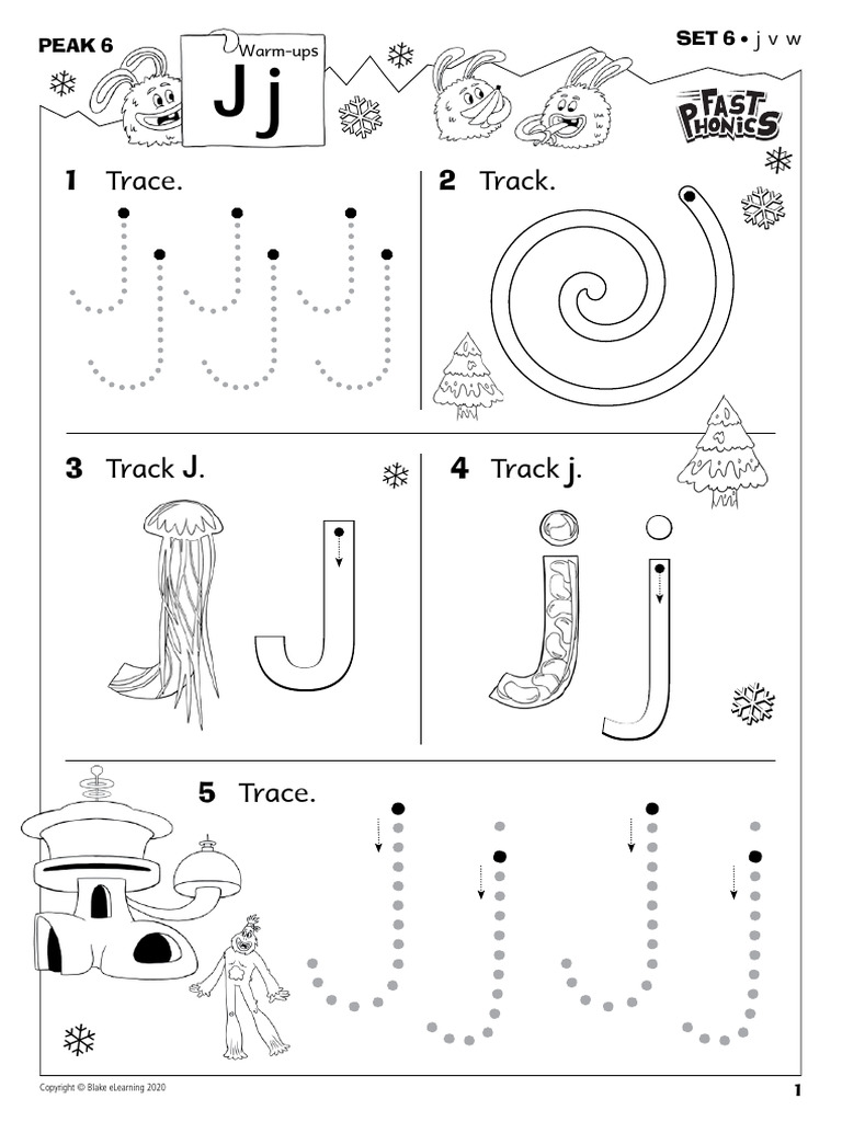 Fast Phonics Worksheet Set 6 | PDF