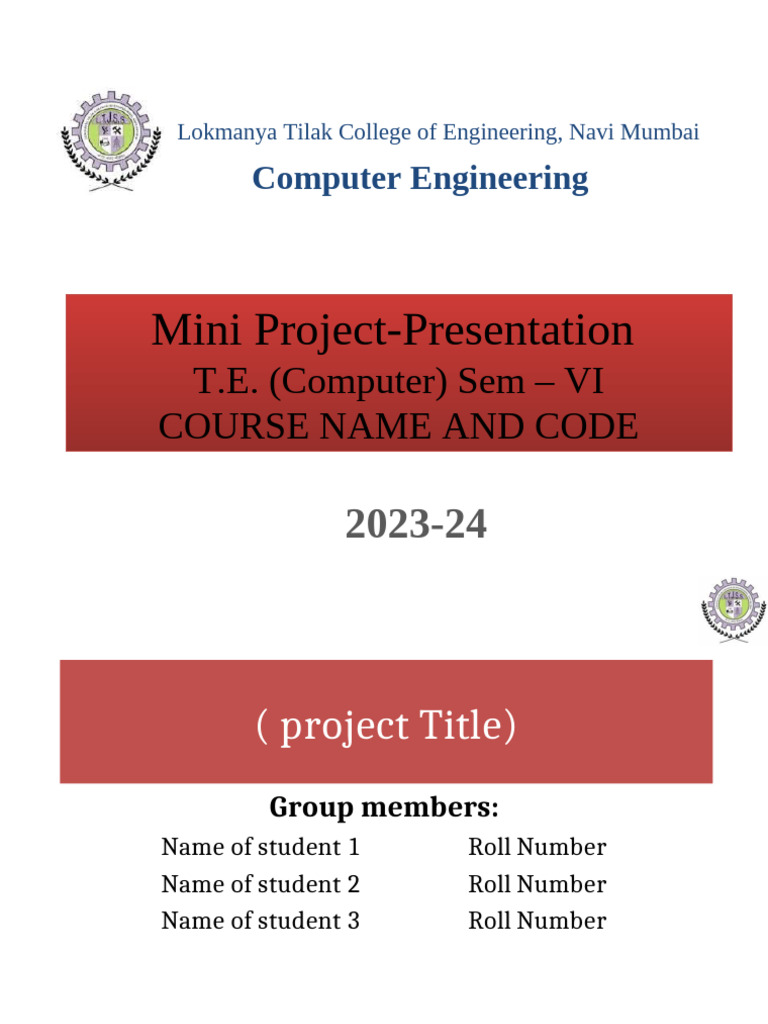 Project Presentation | PDF