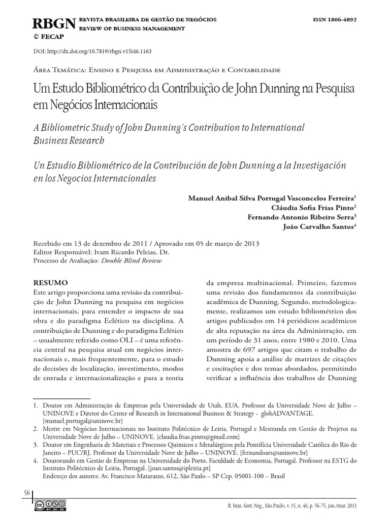 Contribuição de John Dunning em Negócios | PDF | Mercado (economia ...