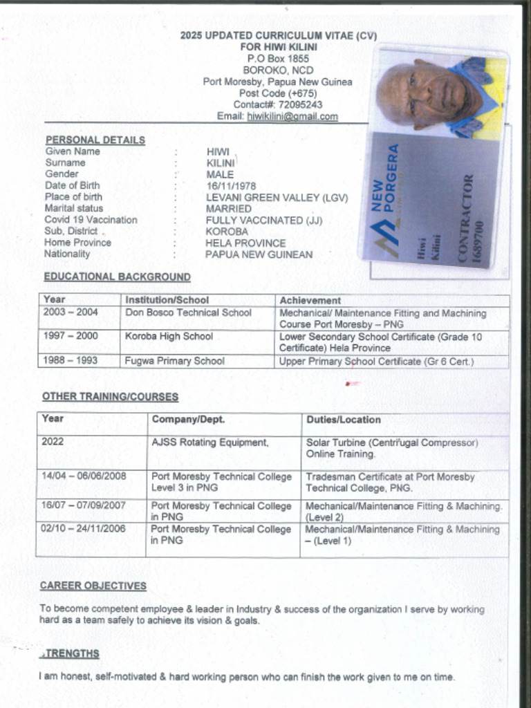 Hiwi CV | PDF