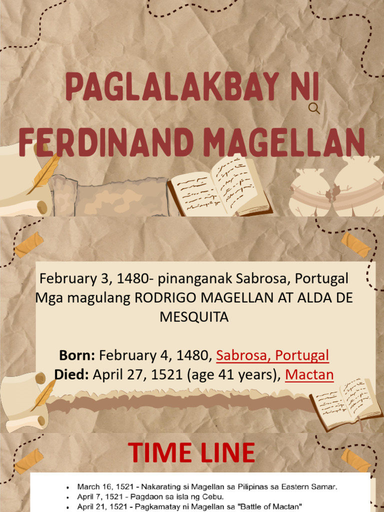 Paglalakbay Ni Ferdinan Magellan | PDF