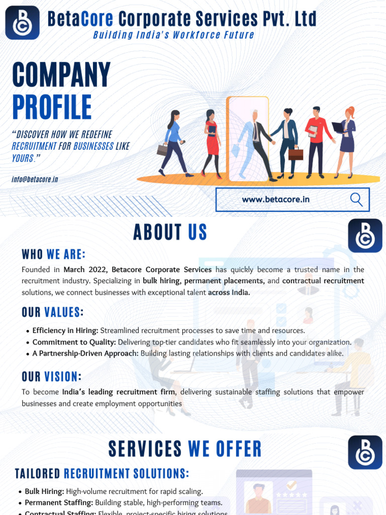 BetaCore Company Profile | PDF | Recruitment | Business