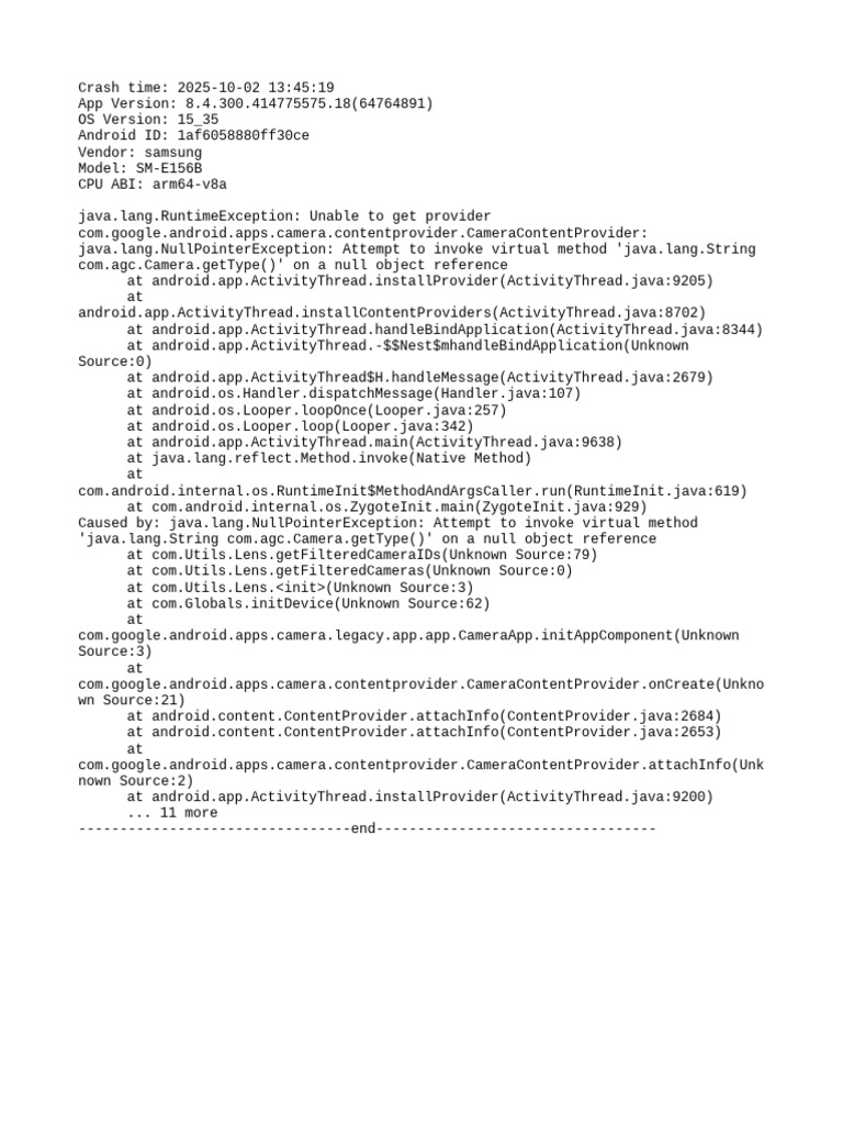 Crash 20251002 | PDF