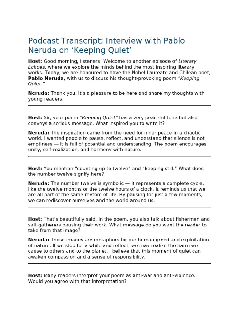 Podcast Interview Transcript | PDF
