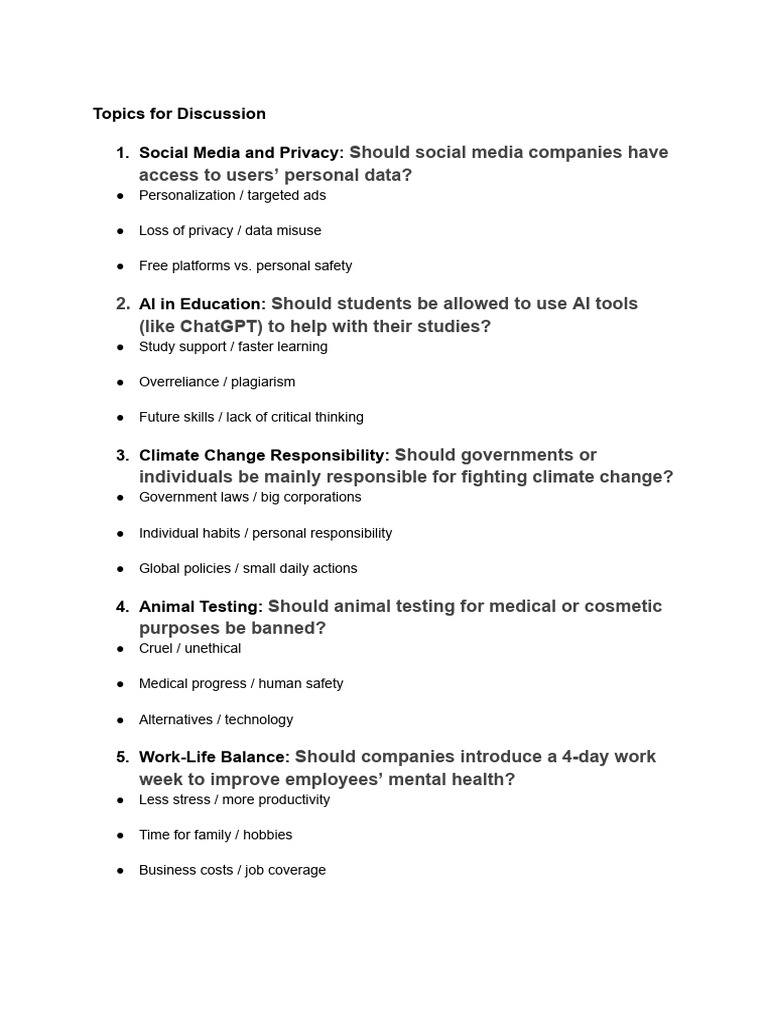 Speaking Activity - Giving Opinions | PDF | Learning