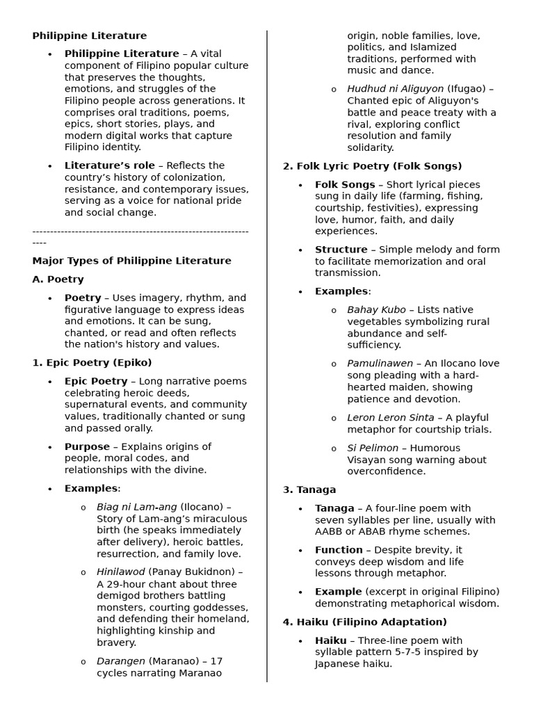 Philippine Narrative Poetry Examples | PDF | Poetry | Narrative