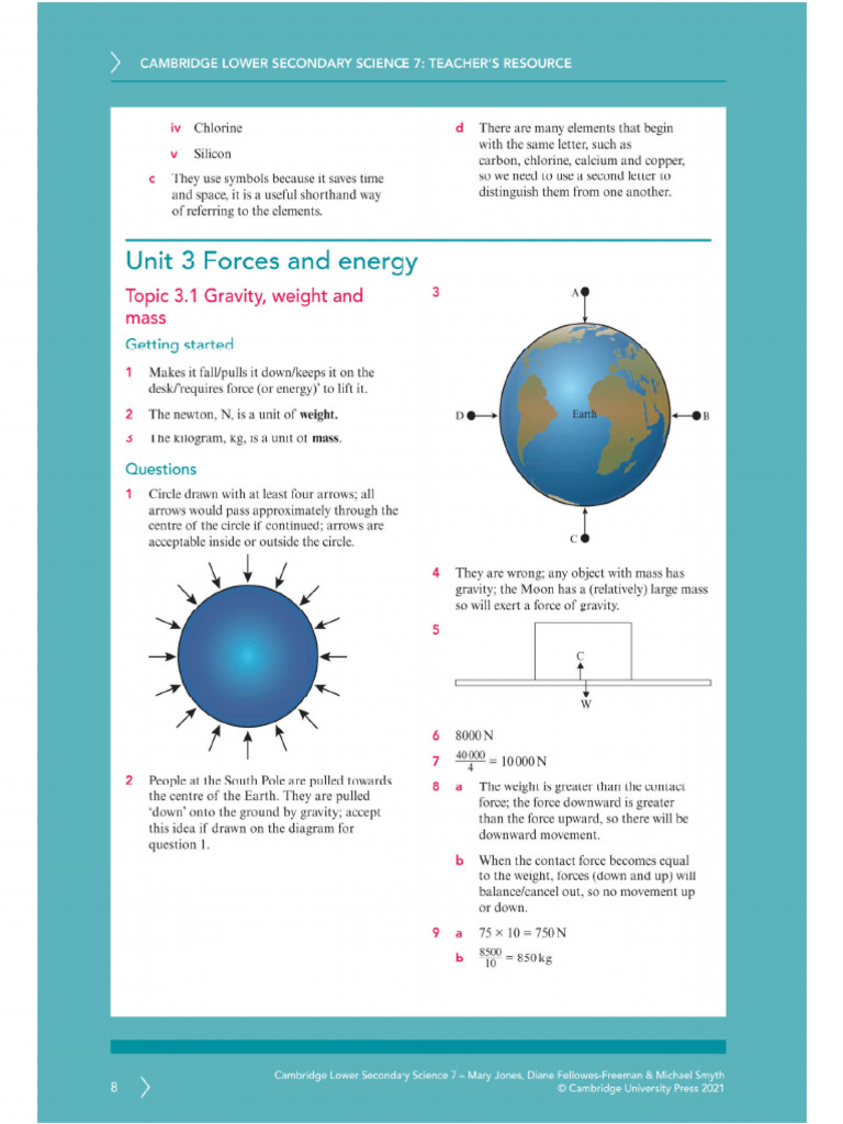 Unit 3 Learner Book Answers | PDF