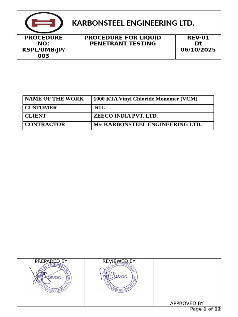 Liquid Penetrant Data | PDF | Nondestructive Testing | Welding